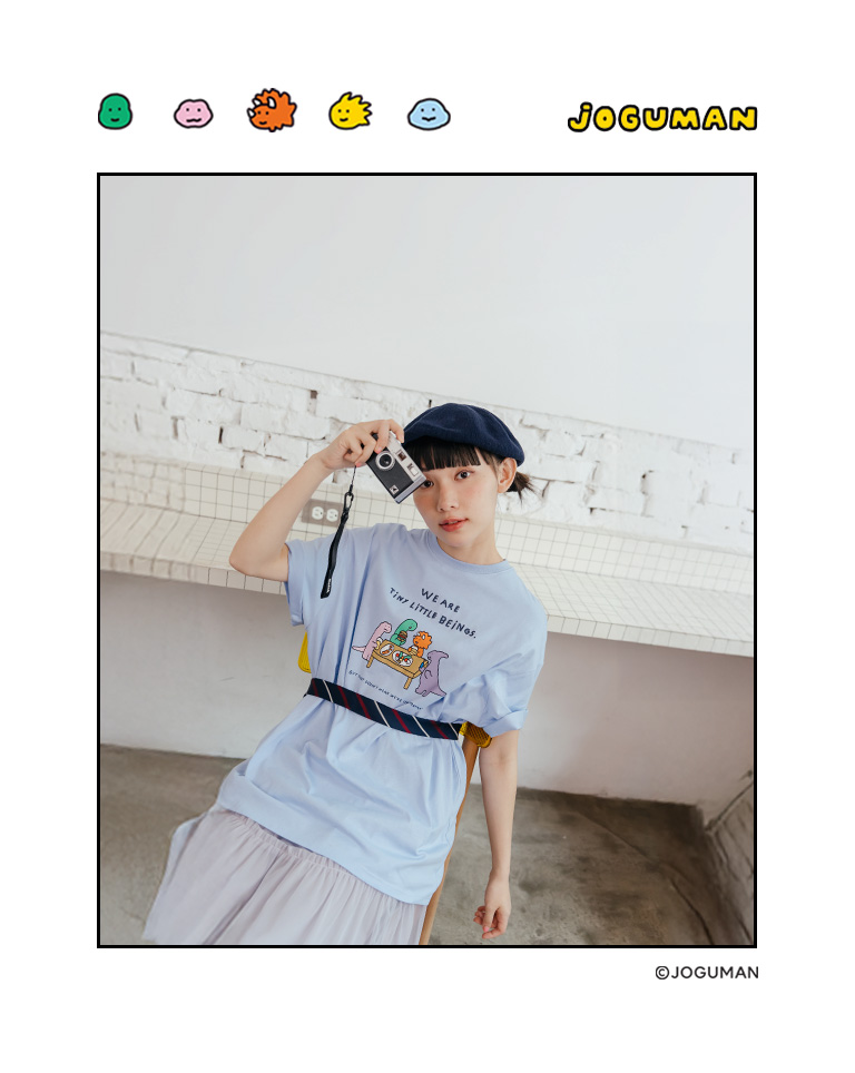 JOGUMAN 朋友聚會TEE 兩色售 - QUEEN SHOP